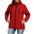 Afuyipoi Women's Lightweight Hooded Jacket Waterproof Sunscreen ...