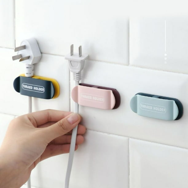 Plug Cord Holder Clip Power Cable Organizer Clip Plug Cable Retainer ...