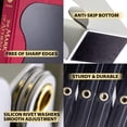 Adjustable Bookends, Expandable 4"-18", Black. - Walmart.com