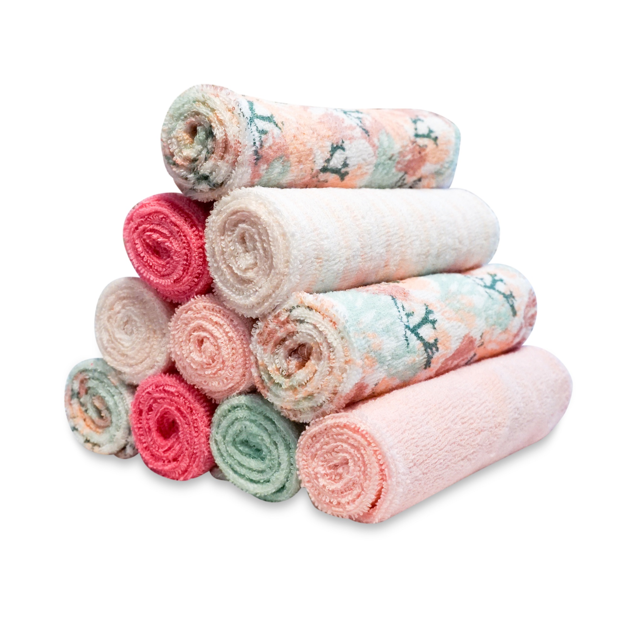 Spasilk Washcloth Wipes Set for Newborn Boys and Girls, Soft Terry ...