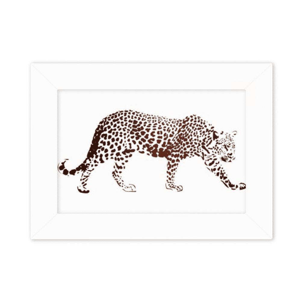 Cheetah Brown Animal Art Deco Fashion Photo Mount Frame Picture Art ...