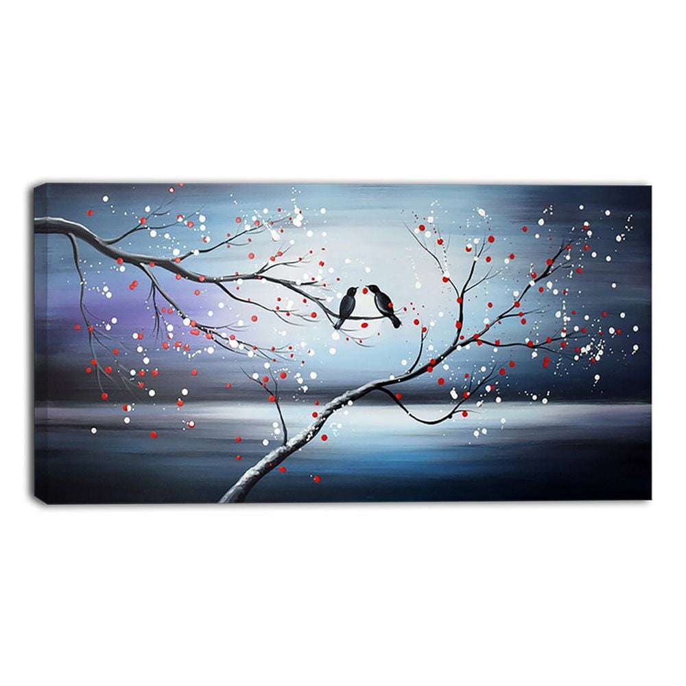 Click here for Designart Design Art Together Forever Birds Canvas... prices