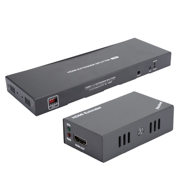 Extensor HDMI IR ANGGREK con extensor HDMI de interfaz RJ45 1 en 7 de ...