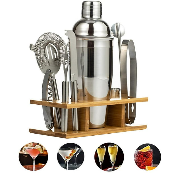 750ml Stainless Steel Bar Cocktail Shaker Set Barware Tools Shaker Sets ...