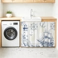 Nautical Ship Lighthouse Cabinet Curtains 28''x35.4'', Ocean Anchor ...