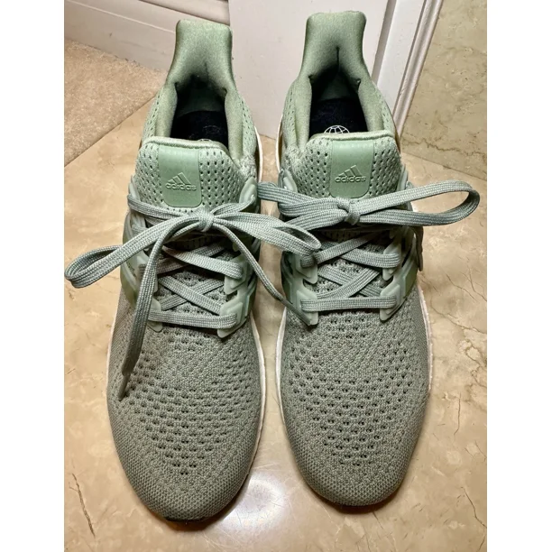 Adi-das Men's UltraBoost 1.0 Running Sizes 7 Silver Green Gold IF5258 ...