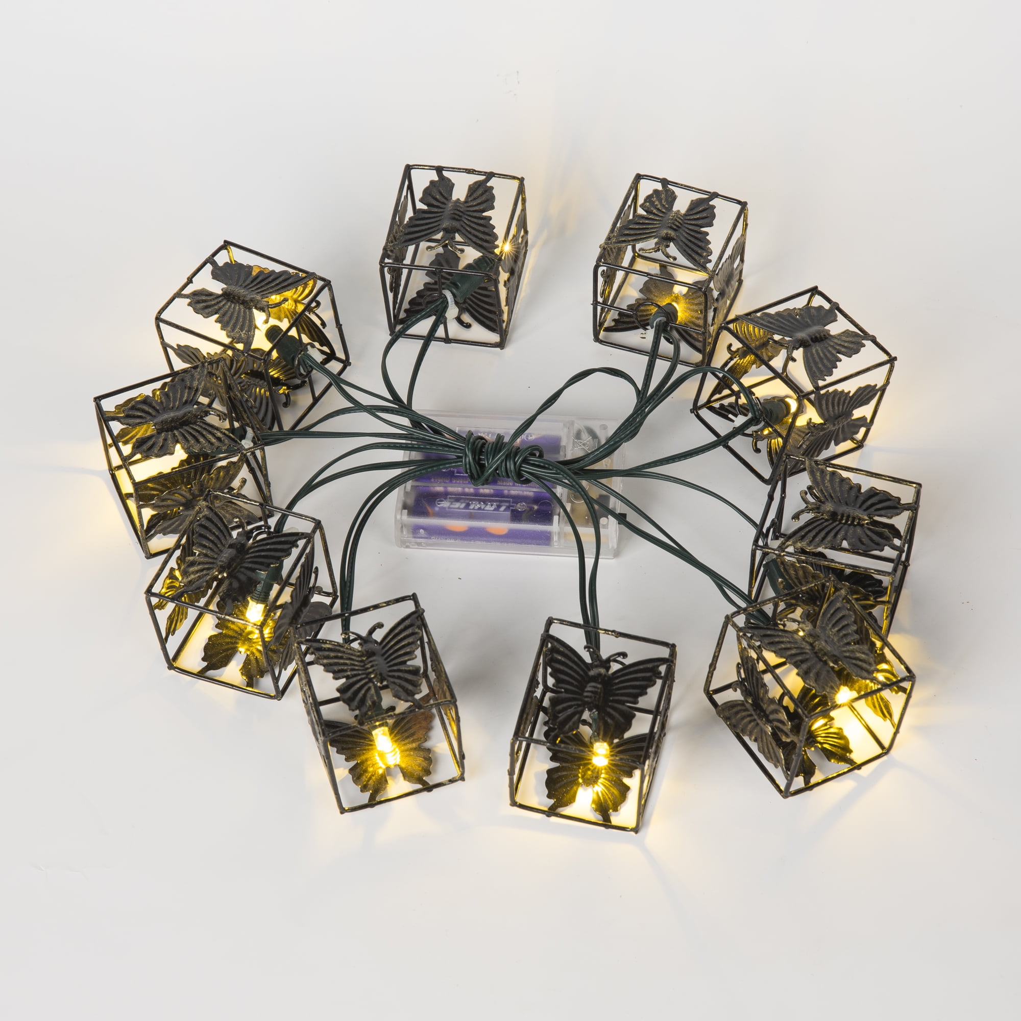 Butterfly Boxes String Lights (12.8ft) - Walmart.com