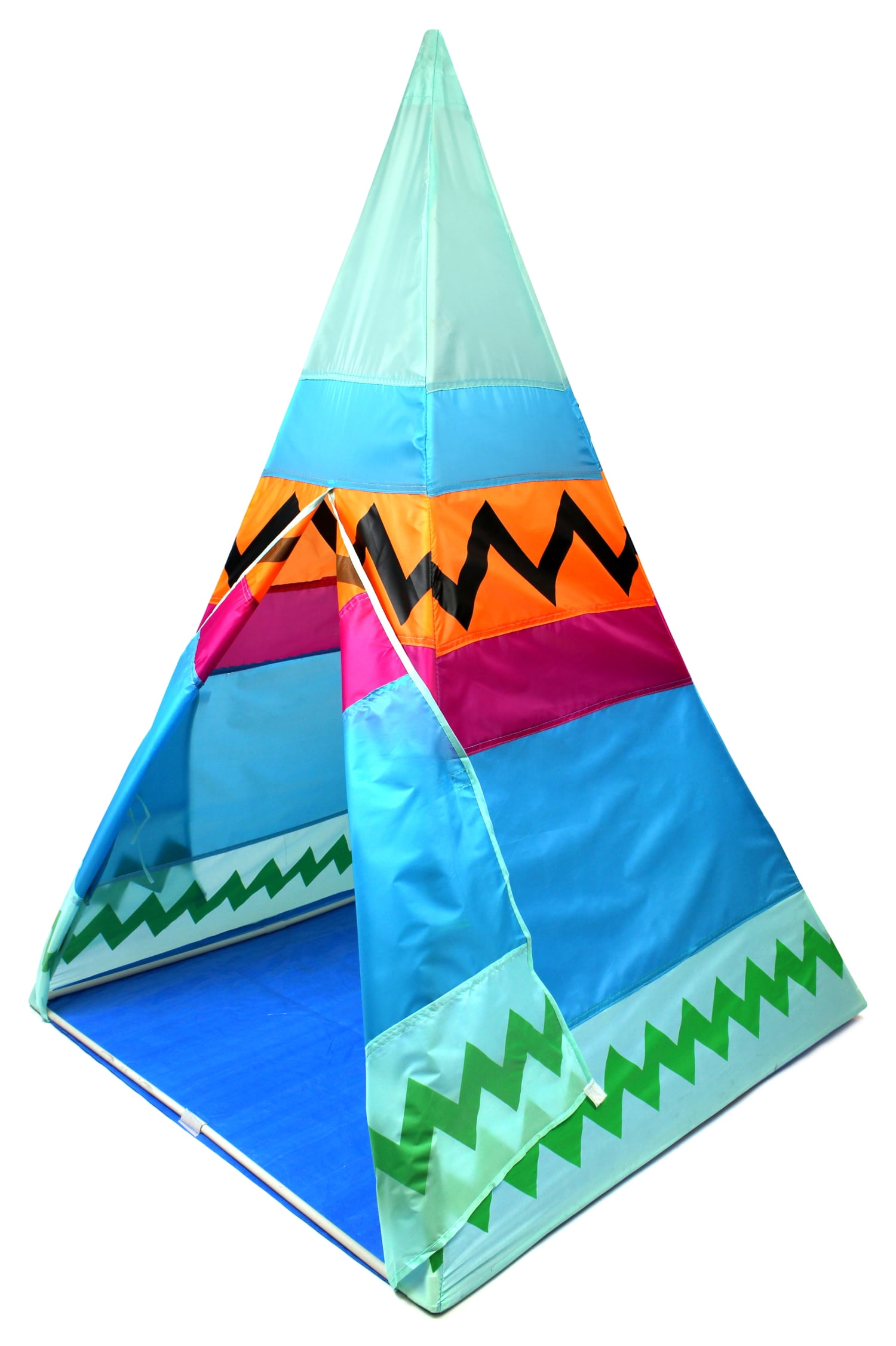 Old Wild West Children Kid Pretend Play Tent w/ Storage Bag, Colorful ...