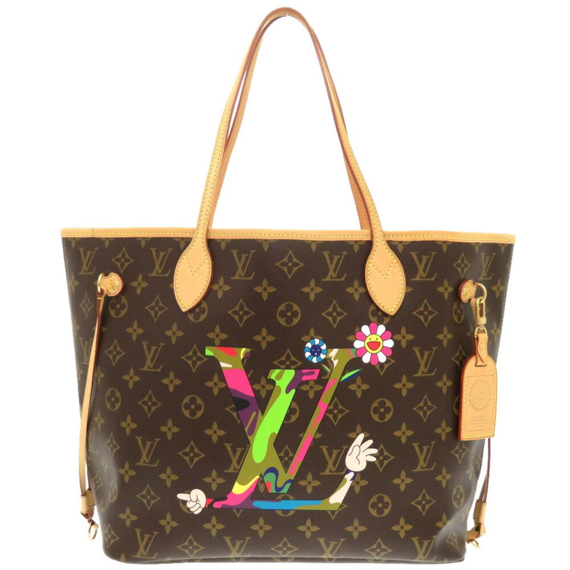 Pre-Owned Louis Vuitton Neverfull MM Monogram Hand MOCA Exclusive ...