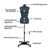 GEX Adult Plus Size Tailor-Making Full Adjustable Dress Form, Darkgray ...