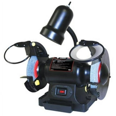 Genesis GBG800L Bench Grinder with Dual Light, 8-Inch - Walmart.com