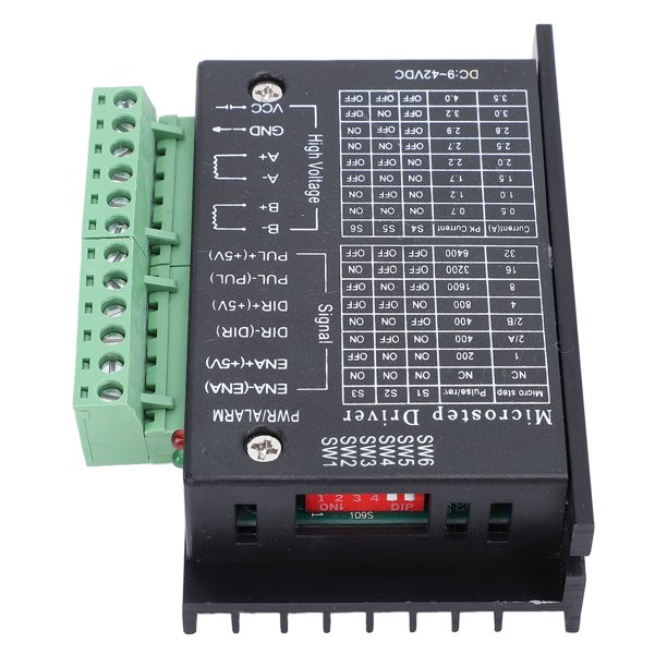 Stepper Motor Driver Module, TB6600 4A 4A Maximum Stepper Motor Driver ...