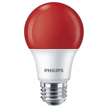 Philips LED Light Bulb, A19, Green, 60 WE - Walmart.com