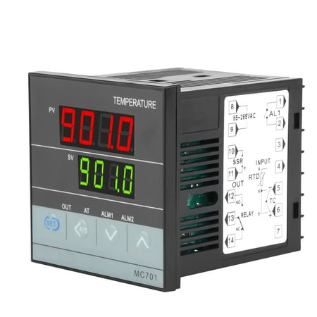 PID Temperature Controller, Support Degrees Celsius /℉ Temperature ...