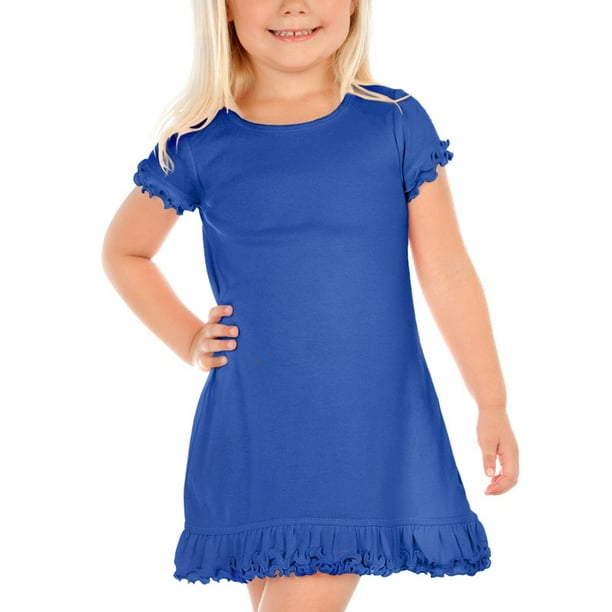 Kavio Little Girls A-Line Dress 3-6X P1P0511 - Cobalt Blue - 6X ...