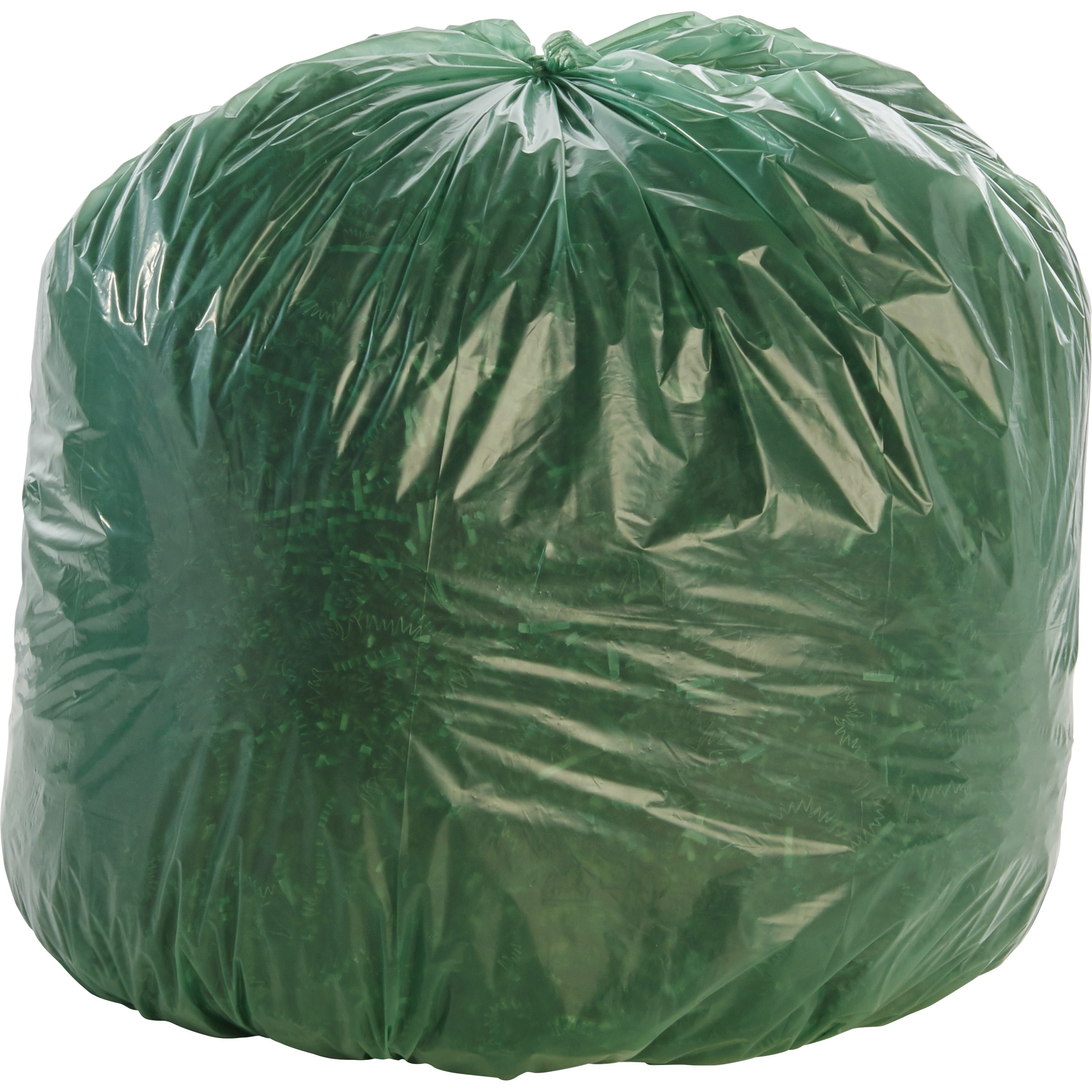 Controlled Life-Cycle Plastic Trash Bags, 33 Gal, 1.1 Mil, 33" X 40 ...