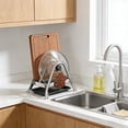 1 Piece Double-layer Stainless Steel Cutting Board Rack, Kitchen ...