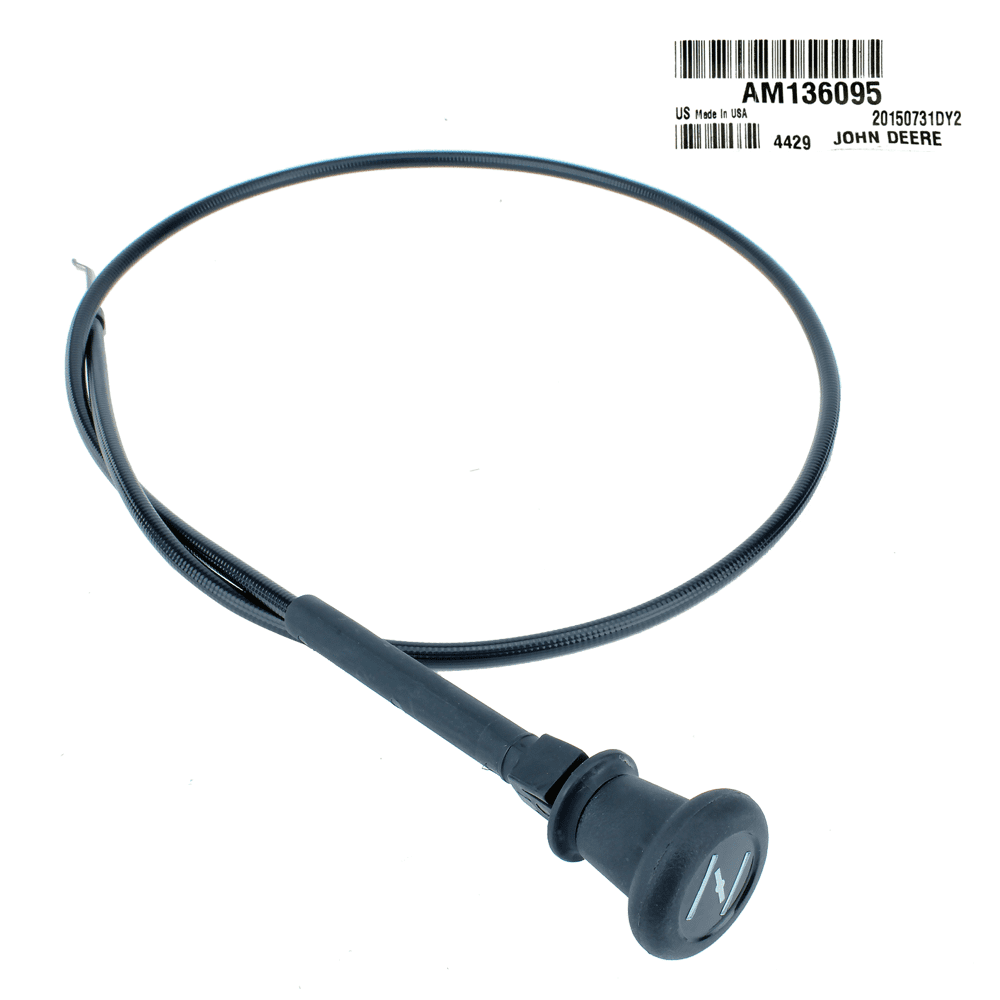 John Deere Original Equipment Push Pull Cable #AM136095 - Walmart.com