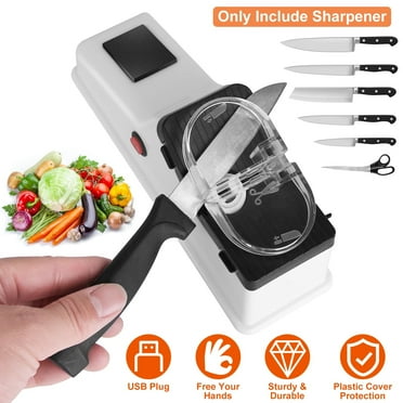 Portable Electric Knife Sharpener - 3-in-1 Sharpening Machine for ...