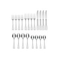 Oneida Colonial Boston Stainless Steel 20 Piece Serving Flatware Set ...
