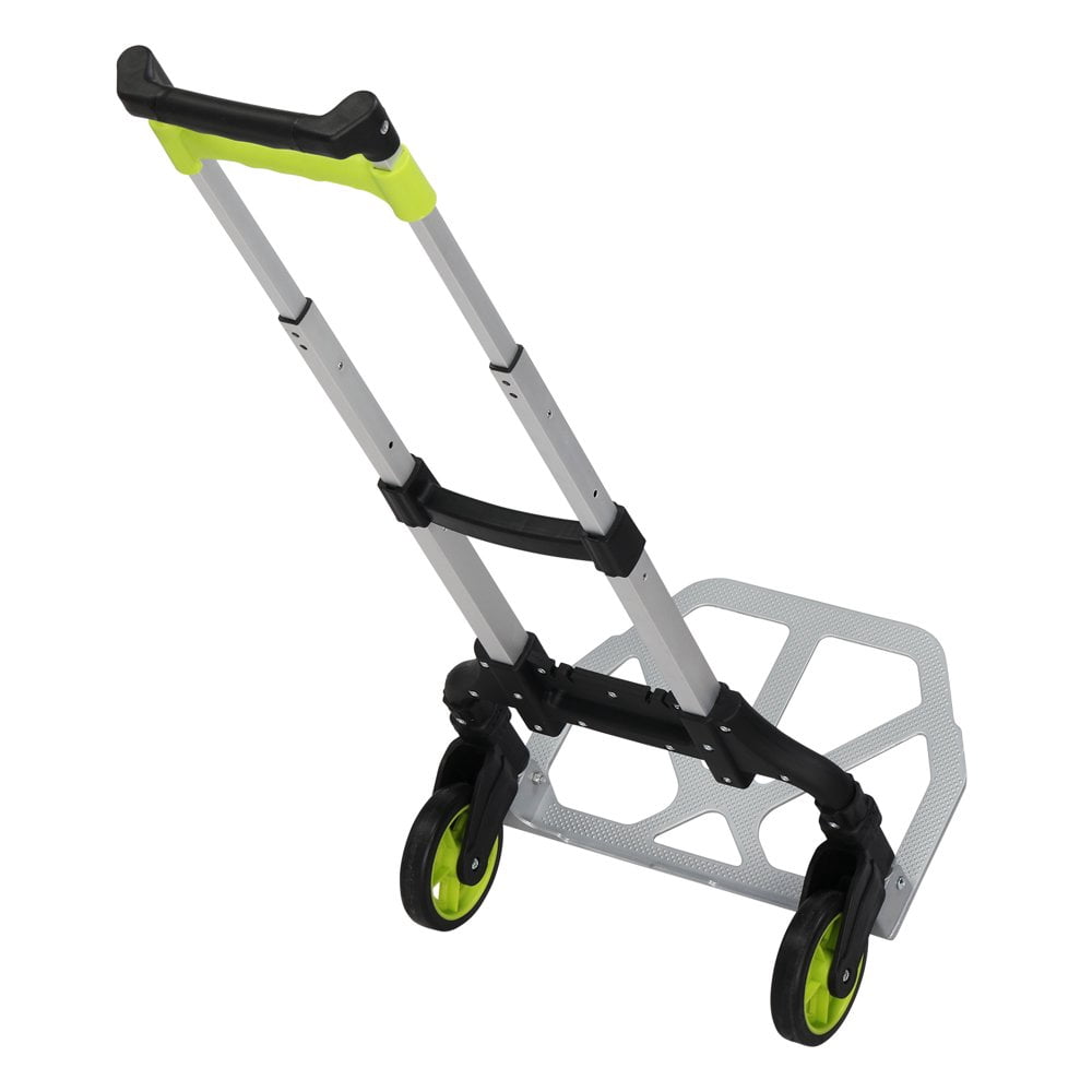 Tcbosik Household Trolley Aluminum Alloy Pull Rod Portable Cart Load ...