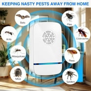 6 Pack Ultrasonic Electric Pest Repeller, Indoor Insect Device for ...