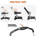 Folding Shopping Cart with Wheels, Multi Use Functional Collapsible ...