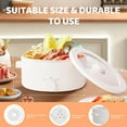 Hot Pot Electric, 3L Portable Electric Pot with Ceramic Non-stick ...