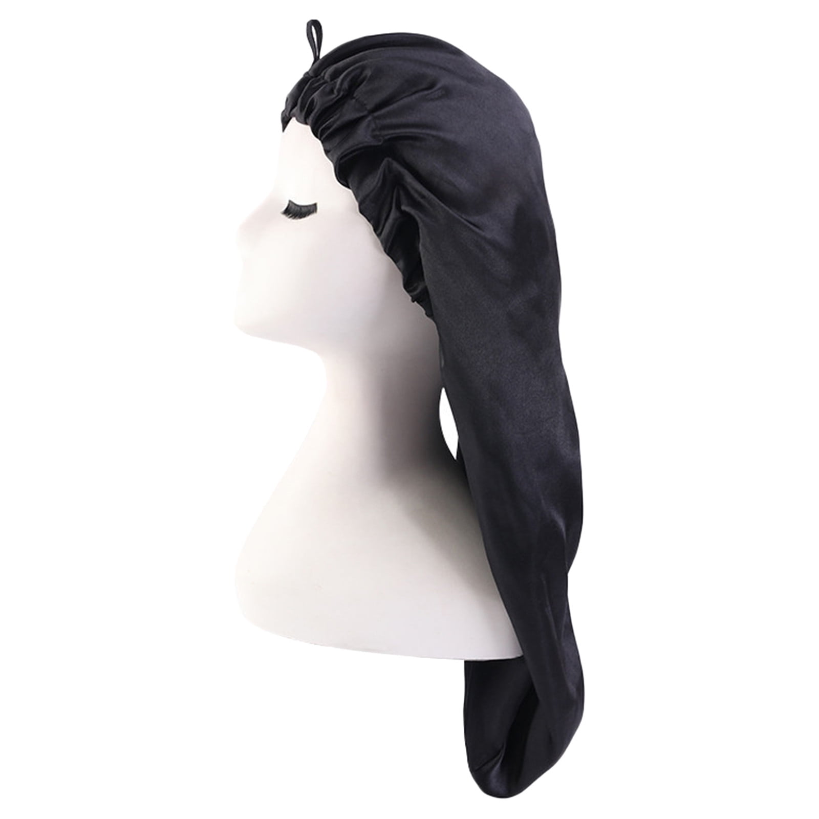 Hats For Womens Satin Bonnet Soft And Elastic Long Hair Caps Large ...