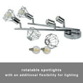 Free Shipping! Depuley 4 Light Cage Track Ceiling Light Flush Mount ...