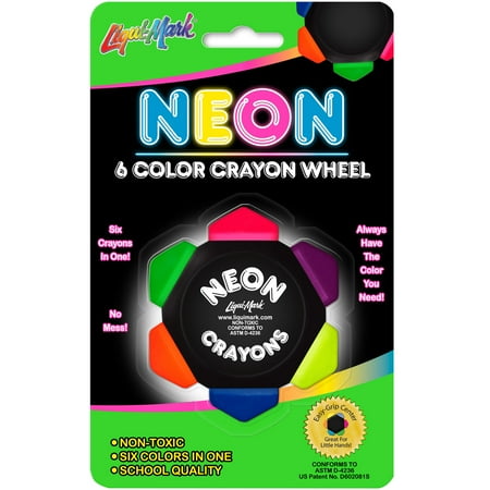 Liqui-Mark Crayon Wheel 6 Colors-Neon | Walmart Canada