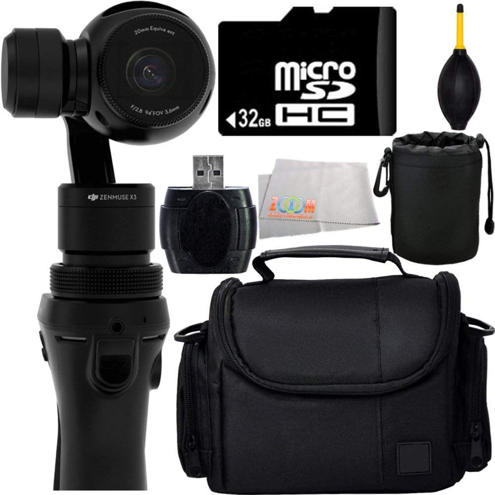 DJI Osmo Handheld 4K Camera and 3-Axis Gimbal 32GB Bundle 6PC Accessory ...