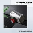125mm Stainless Steel Electric Air Duct Damper Valve HVAC Air Ducting ...
