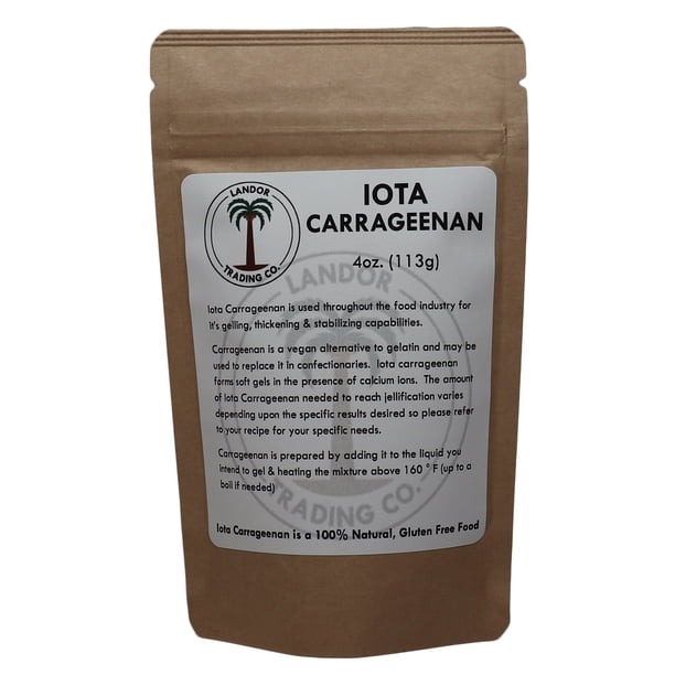 Iota Carrageenan 4 Ounces (113 Grams) - Walmart.com - Walmart.com