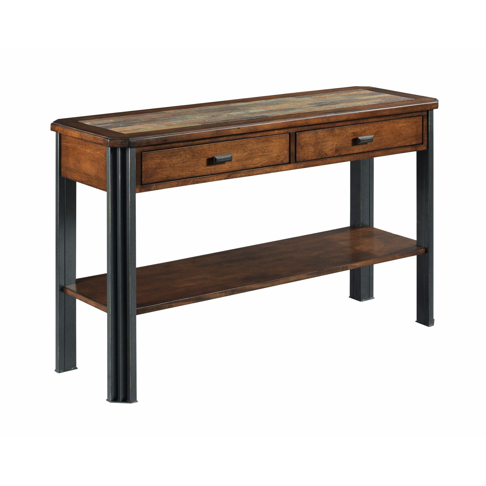 Juarez Console Table, Drawers: Yes, Top Material: Slate/Stone; Solid ...