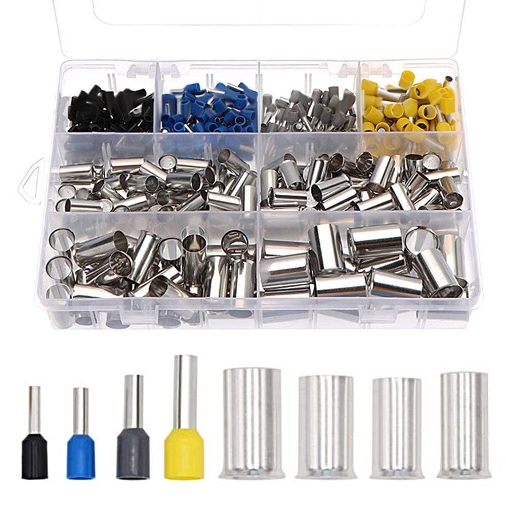 Copper Tube Wire Connector Cable Ferrules Uninsulated Terminals Crimp ...