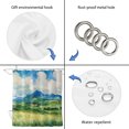 54x78 Inch Shower Curtain Decorative Mountain Bathtub Bath Curtains ...