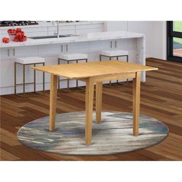 "HOMCOM Compact 55"" Solid Wood Square Dining Table, Multifunctional ...