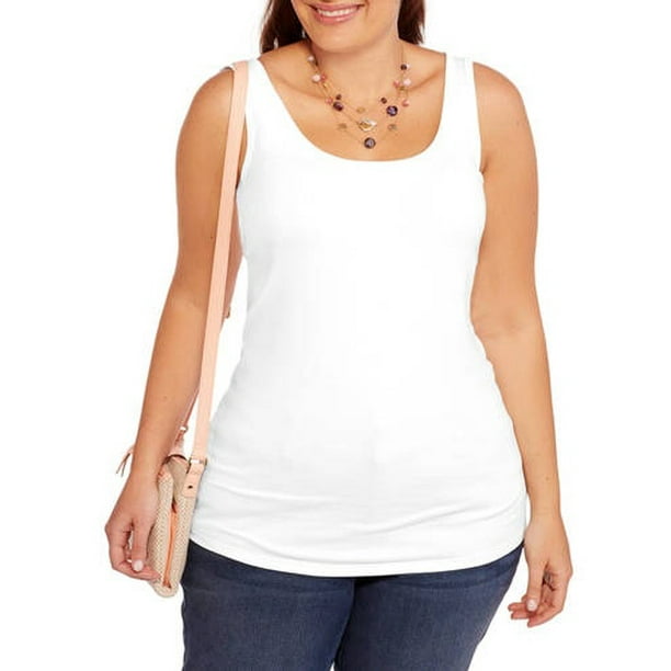 Women's Plus-Size Essential Layering Tank - Walmart.com