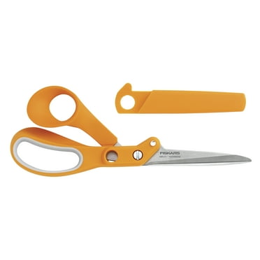 Fiskars Original Stainless Steel 8" Orange-Handled Scissors, 1 Each ...