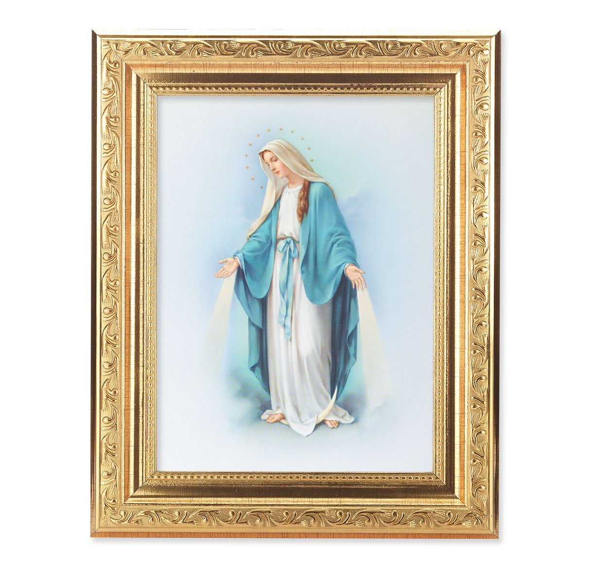 Our Lady of Grace Picture Framed Wall Art Decor, Medium, Gold-Leaf ...