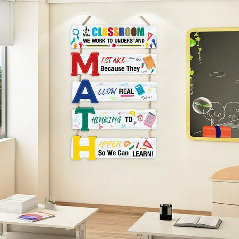 High School Math Classroom Decorations