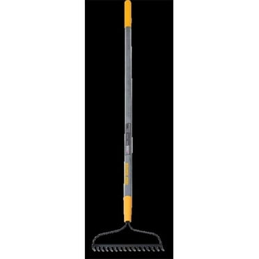 Flexrake 19" Steel Head Lawn Rake - Walmart.com