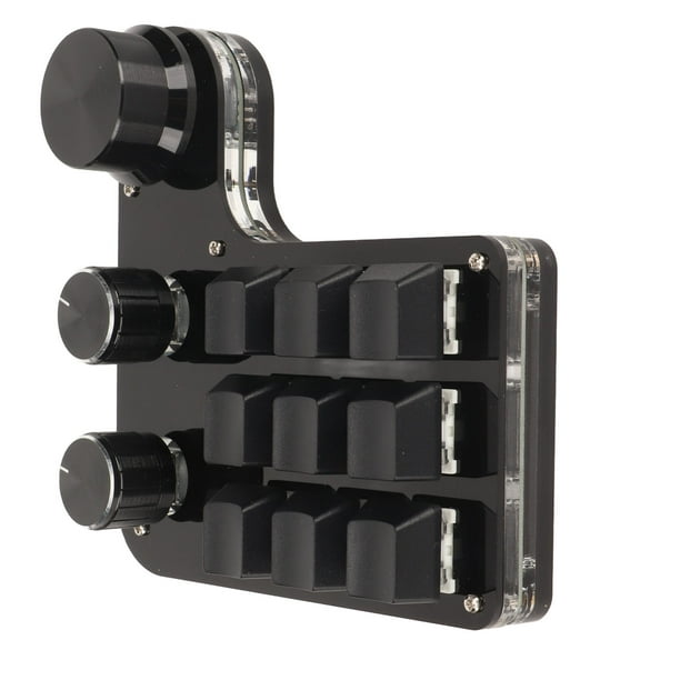 Mini Keypad, Universal DIY Programmable One Handed Keypad 9 Key For PC ...