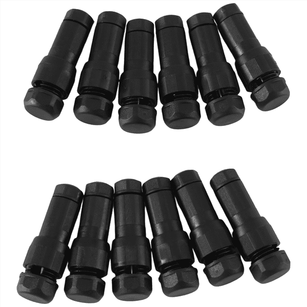 Symkmb 12 Sets of Wire Quick Connectors Garden Lights Twisted Low ...