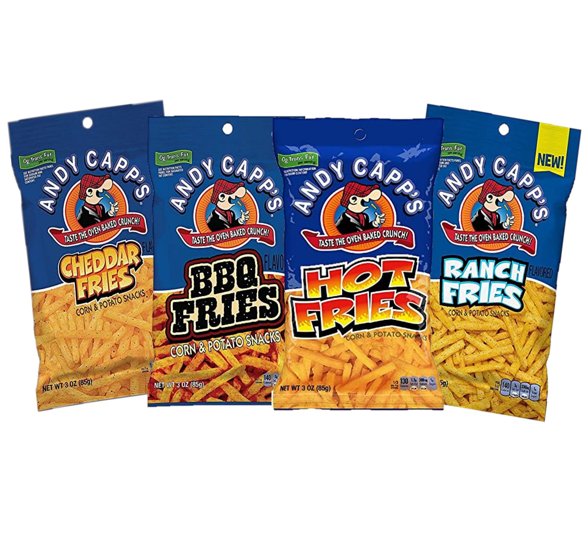 Andy Capp's Snack Fries Variety Pack, 12 count, 3 oz. bags - Walmart.com