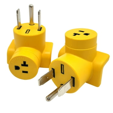 Parkworld 64217 NEMA 14-50P to 6-50R & 14-50R Splitter for 4-Prong RV ...