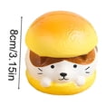 Diceymbol Cat In Burger Shaped Squishy Stress Reliever Slow Rebound ...