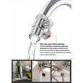Haimni Switch Faucet Adapter Kitchen Sink Splitter Diverter Valve Water ...
