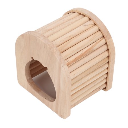 ANGGREK Hamster Wooden Arch House Dome Roof Wooden Hamster Arch Hut For ...